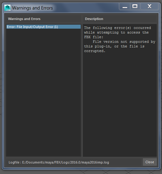 Importing a DAE File into Maya 2016 - Autodesk Community