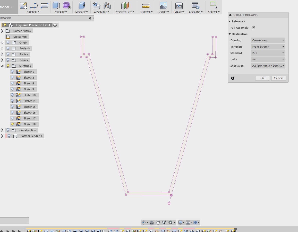 Making a drawing from sketch - Autodesk Community
