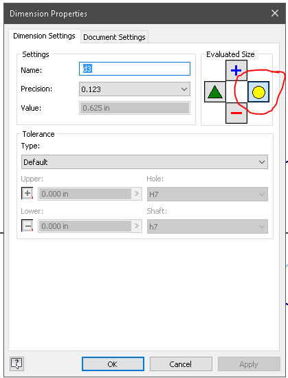 Request to be able to set the Default Part Dimension Tolerance to NOT ...
