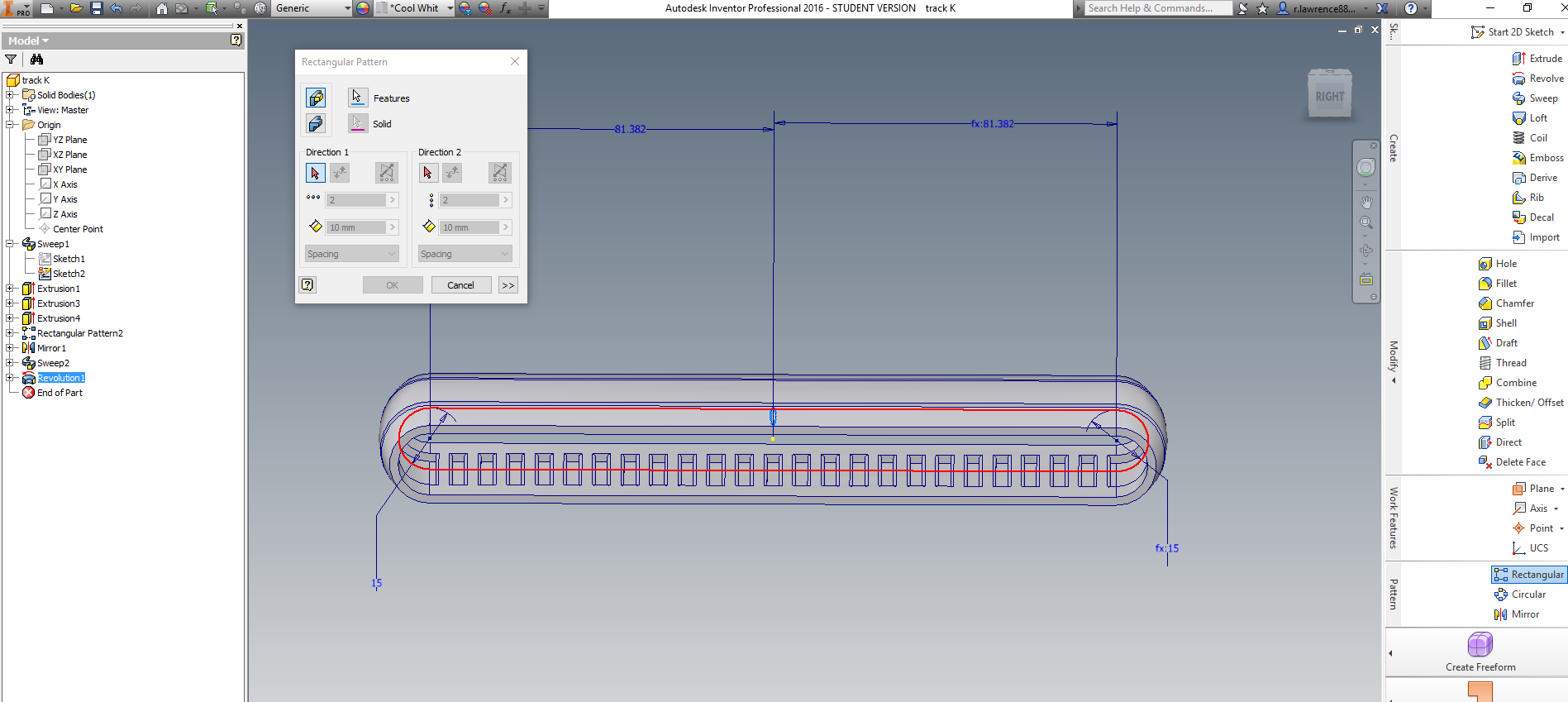 Solved: Pattern Feature around closed loop - Autodesk Community