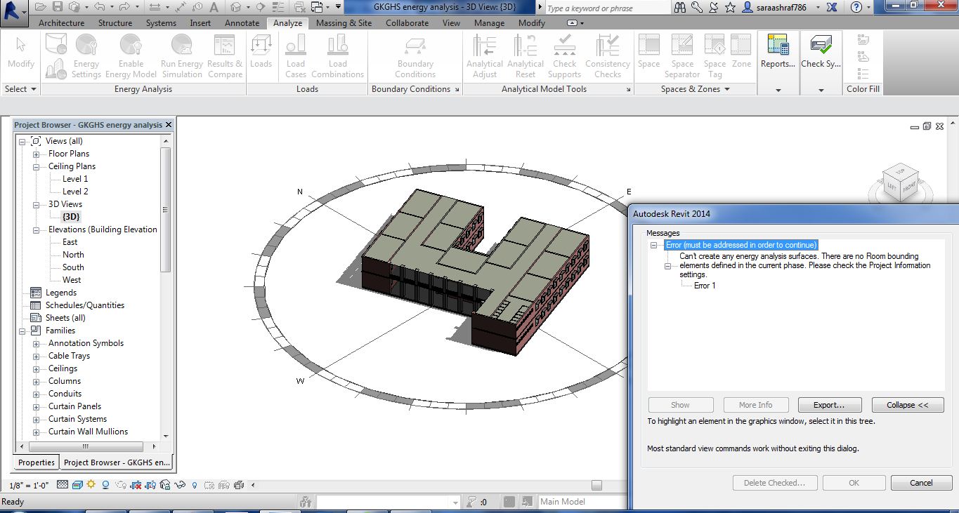 Room Bounding Element in energy analysis - Autodesk Community