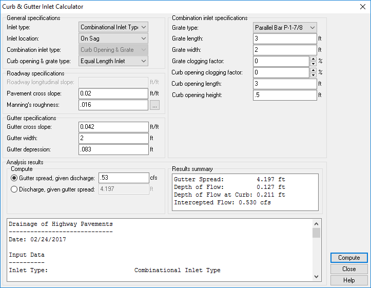 Solved: SSA Curb & Gutter Inlet Calculator - Autodesk Community