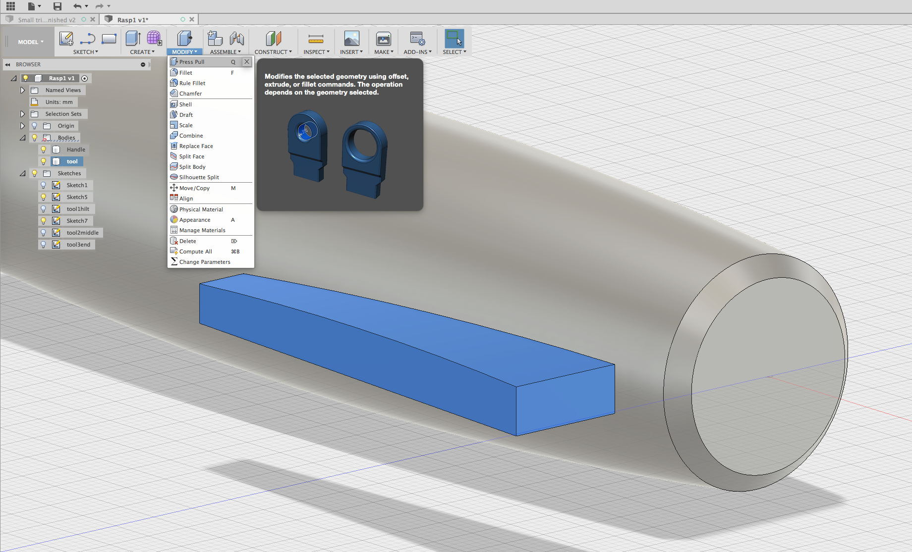 Cannot Extrude or Press/Pull lofted object - Autodesk Community