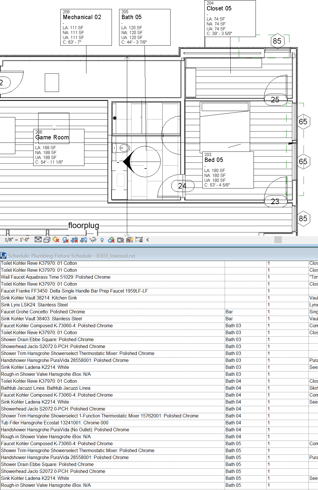 Solved: Rooms not listed in schedule even though object is in a room ...