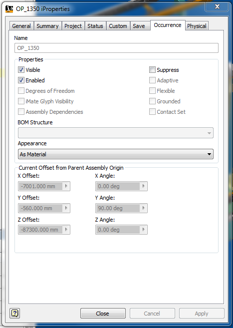 Reading the X, Y, and Z Offsets of An Assembly - Autodesk Community