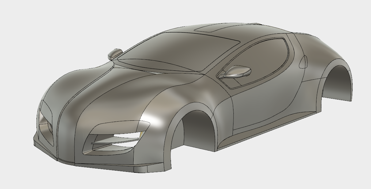 Sharing my Concept Car Model I made with Fusion with the community ...
