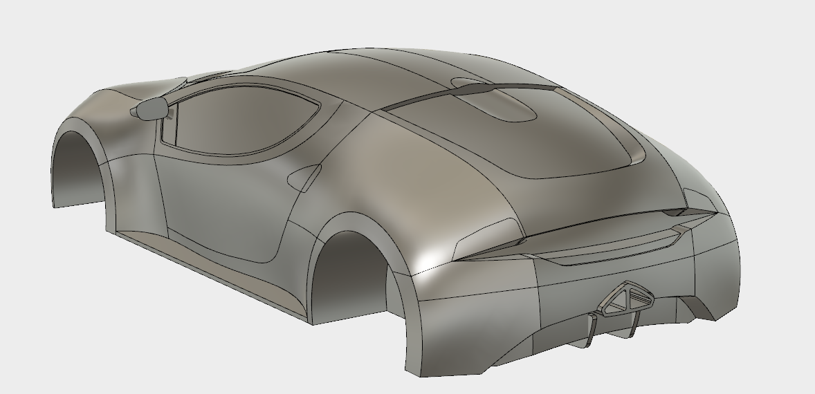 Sharing my Concept Car Model I made with Fusion with the community ...