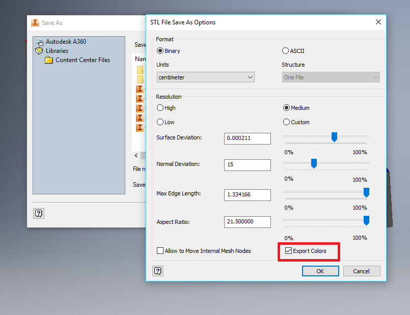 Solved: Setting/Exporting surface data to STL? - Autodesk Community