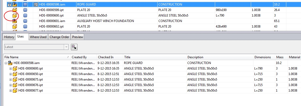 Solved: Item assigned to assembly, not all files are locked - Autodesk Community