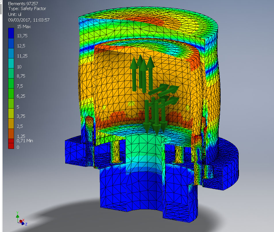 Stress Analysis from internal pressure - Autodesk Community