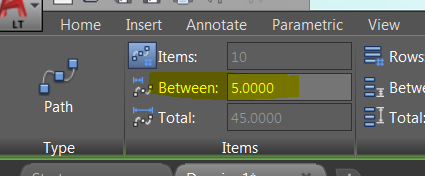 Solved: path array with one path for spacing and another one for layout - Autodesk Community