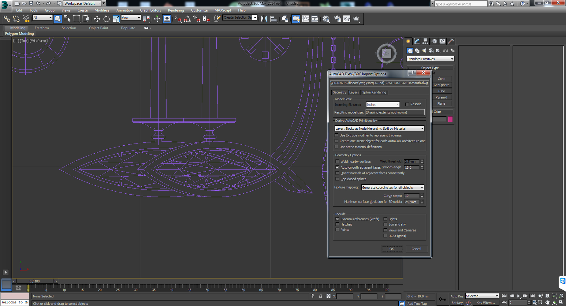 Problems when exporting dwg to 3ds max 2017 - Autodesk Community