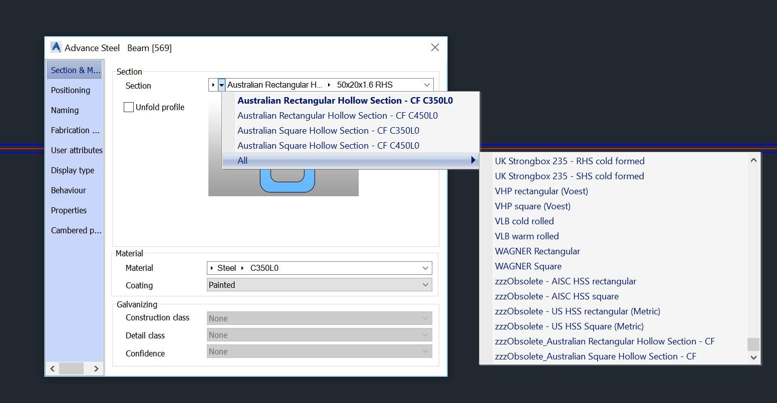 Solved: Prosteel old bhp sections into Advance steel database - Autodesk Community