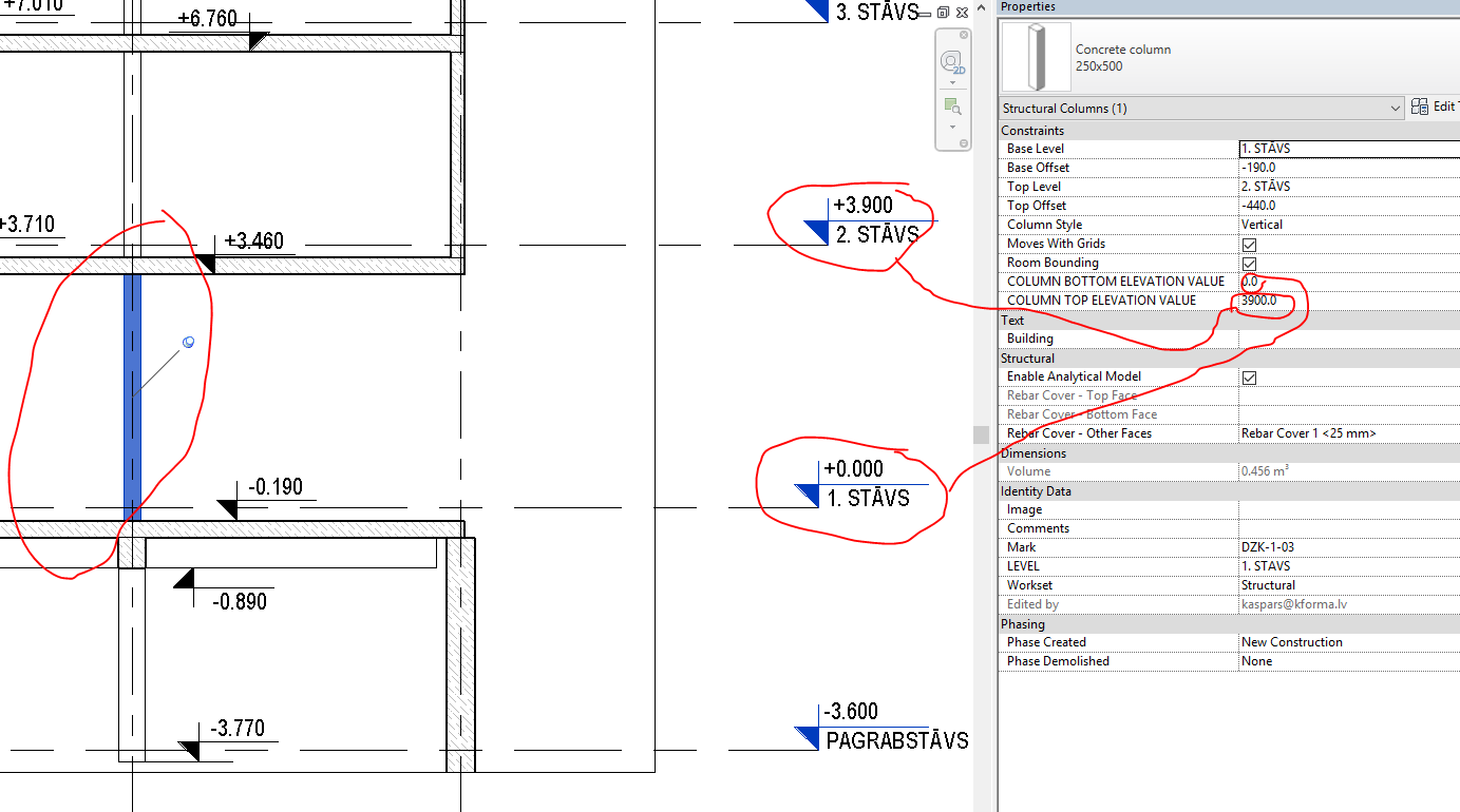 Custom Column tag with elevations and labels? - Autodesk Community