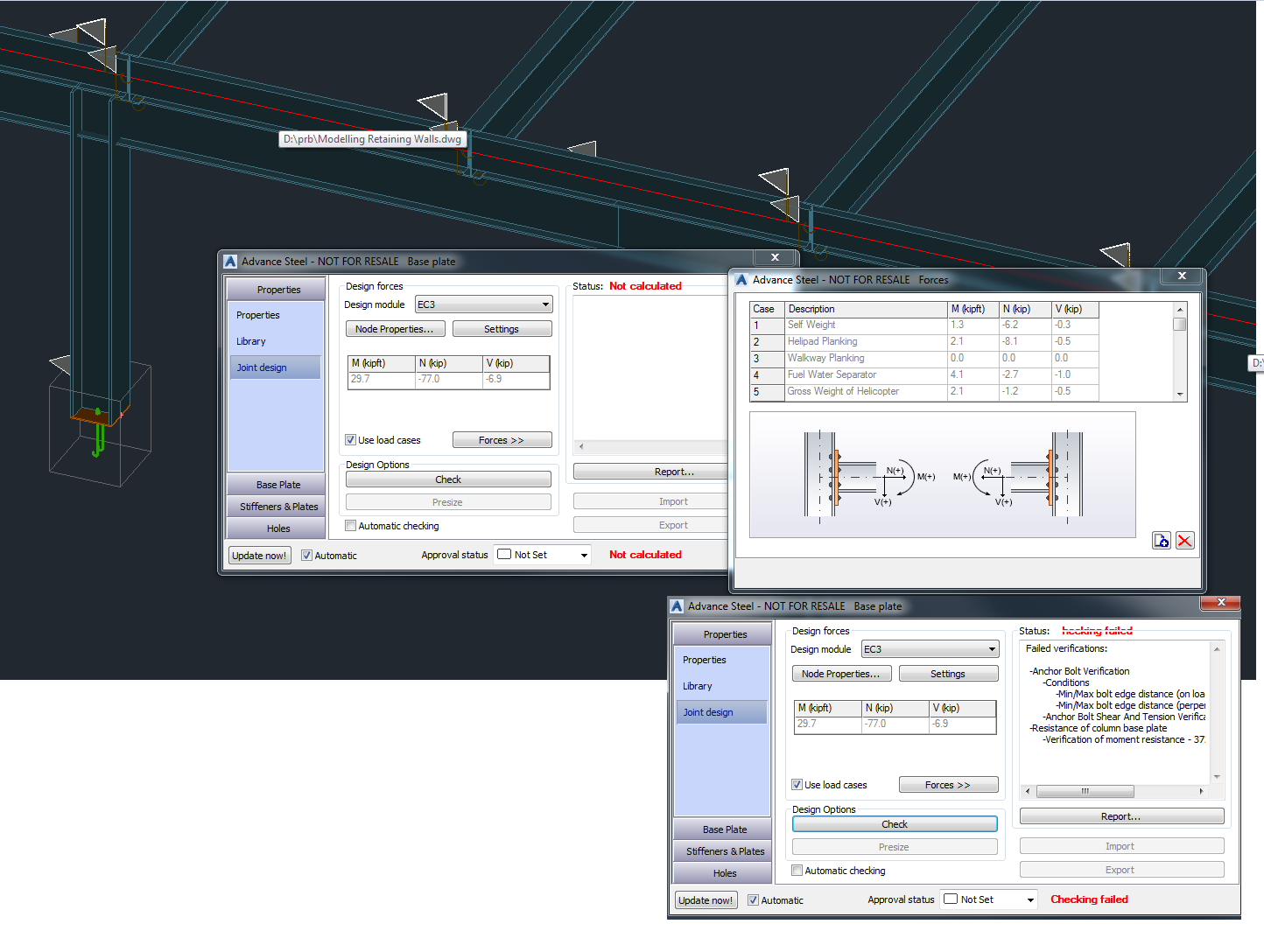 Forces in Connections AS - Autodesk Community