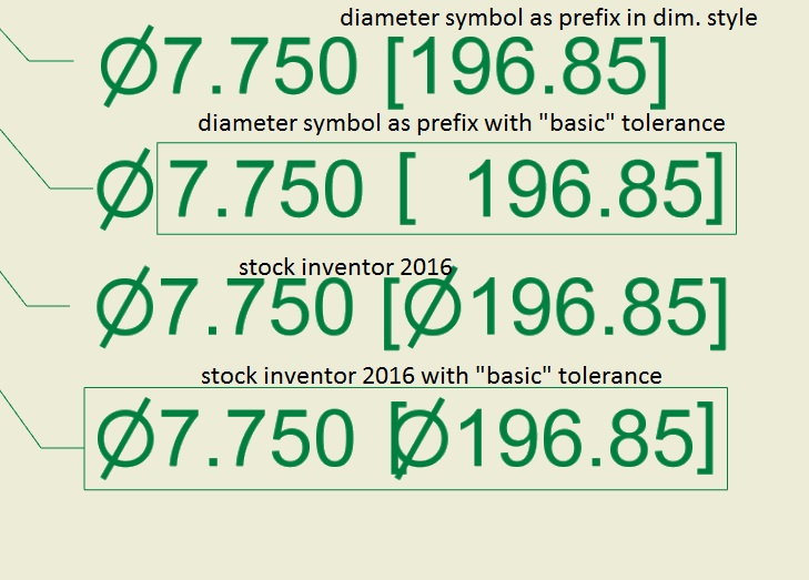 Solved: Dimensions with Alternate Units, Diameter Symbol, and Tolerance (2016) - Autodesk Community