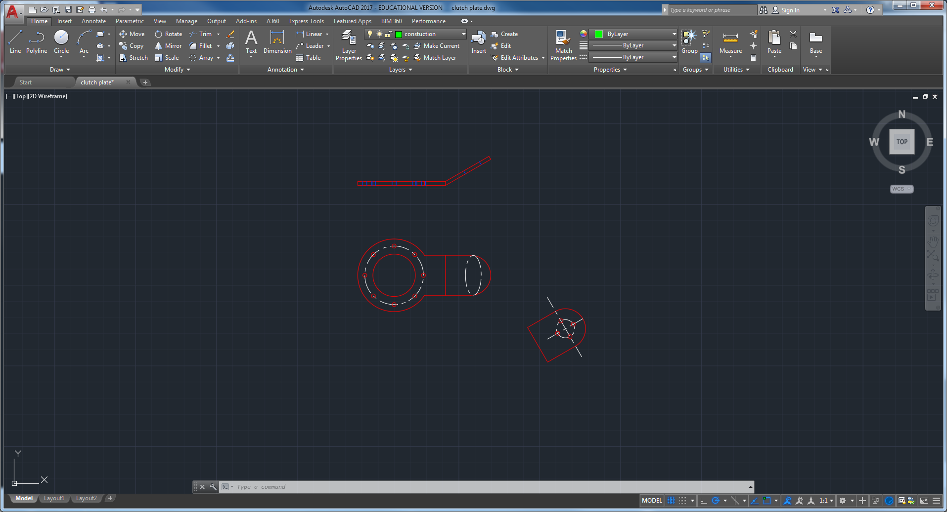 Solved: How to I put this polar array into my front view? - Autodesk Community