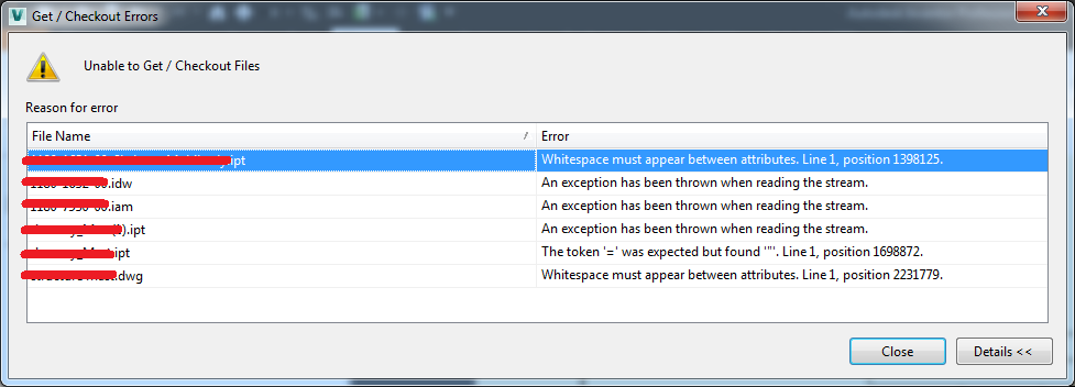 Solved: Errors during Get, Copy Design, Rename - Autodesk Community