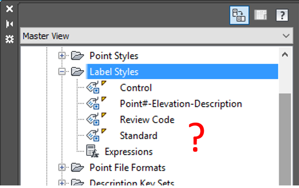 Solved: Change Point and Label Styles - Autodesk Community