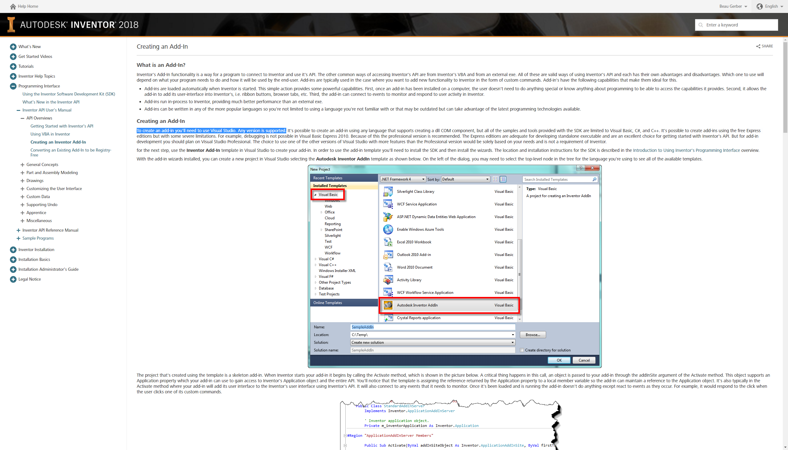 Visual Studio Express 2010 for Inventor API - Autodesk Community