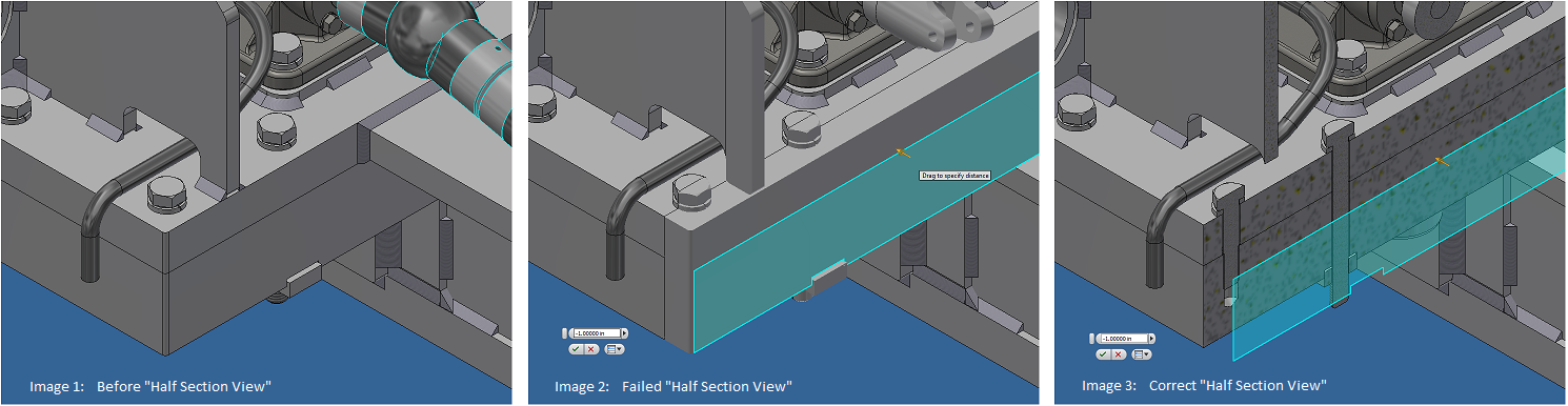 Half-Section view not working properly - Autodesk Community