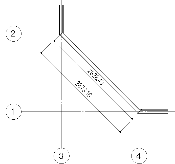 Dimention for angled walls - Autodesk Community