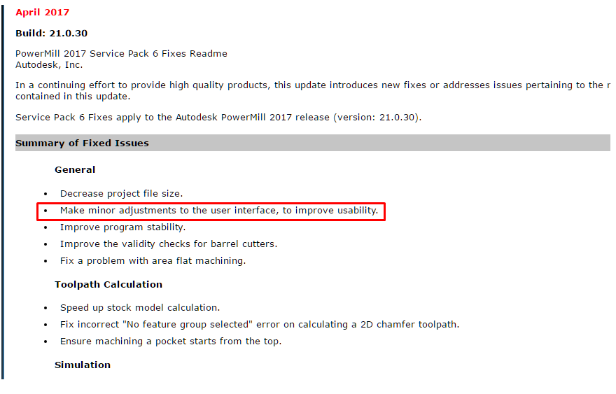 Powermill 2017 Sp6 Released Autodesk Community
