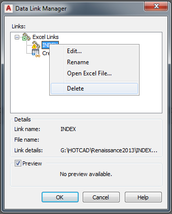 Solved: Cannot remove datalink - Autodesk Community