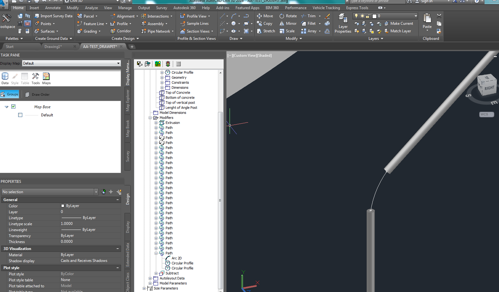 Civil 3D - Part builder - 3D solid arc not shown - Autodesk Community