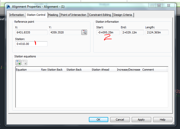 List of alignment selection solution (Incremental Stationing report.) - Autodesk Community