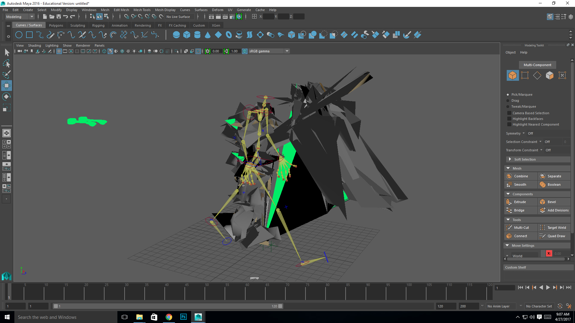 Mesh Model gets distorted when animated - Autodesk Community