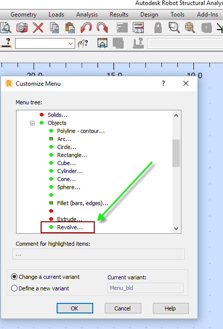 Solved: Missing (how to add) Revolve to text commands of Robot - Autodesk Community