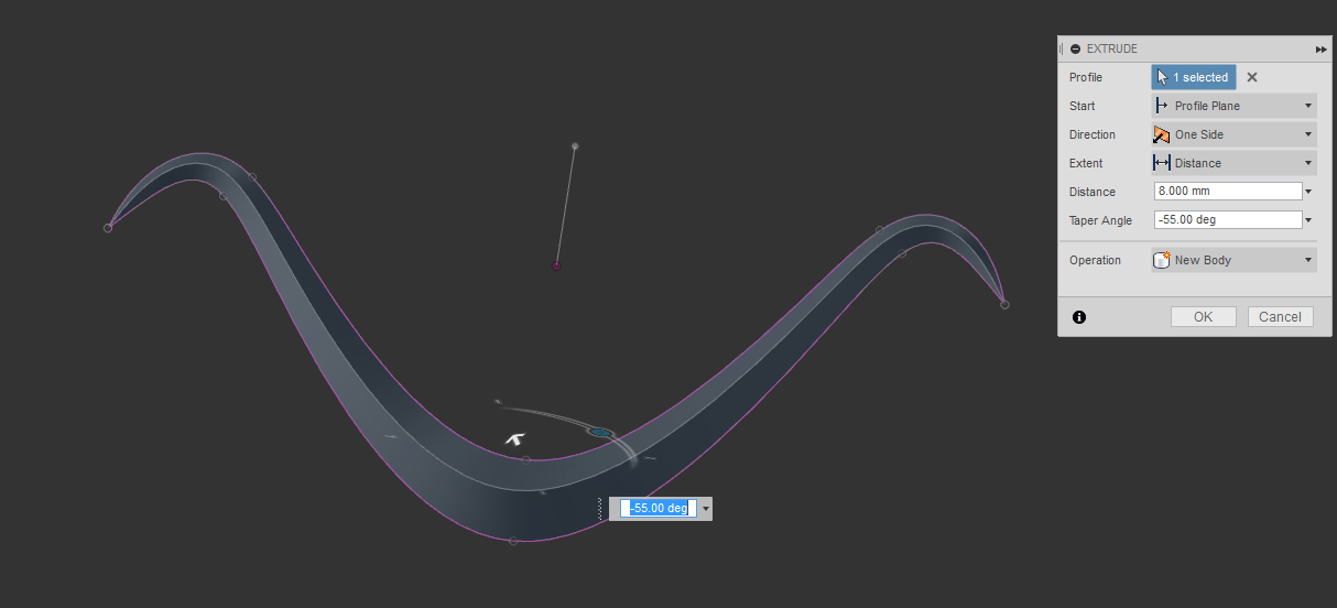 Solved: Curved Tapering Profile - Autodesk Community