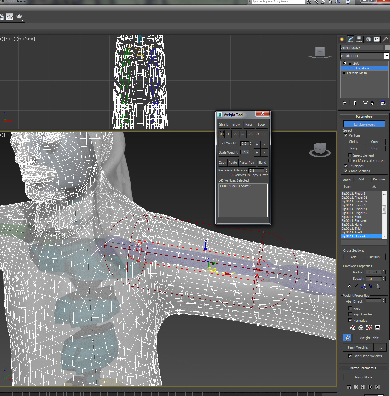 Solved: Why does physique modifier works and skin modifier does not work? - Autodesk Community