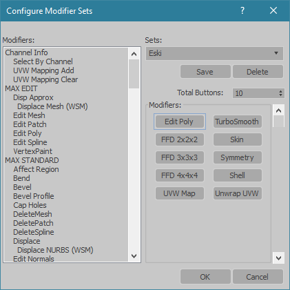 Solved: Save and load modify panel sets? - Autodesk Community
