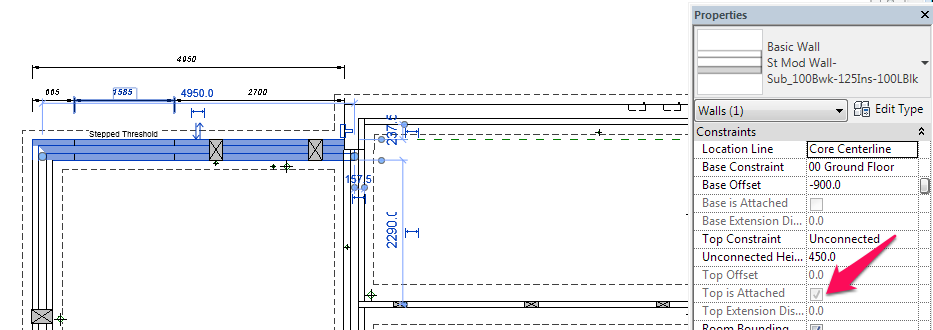 Solved: Same wall type but displaying differently - Autodesk Community