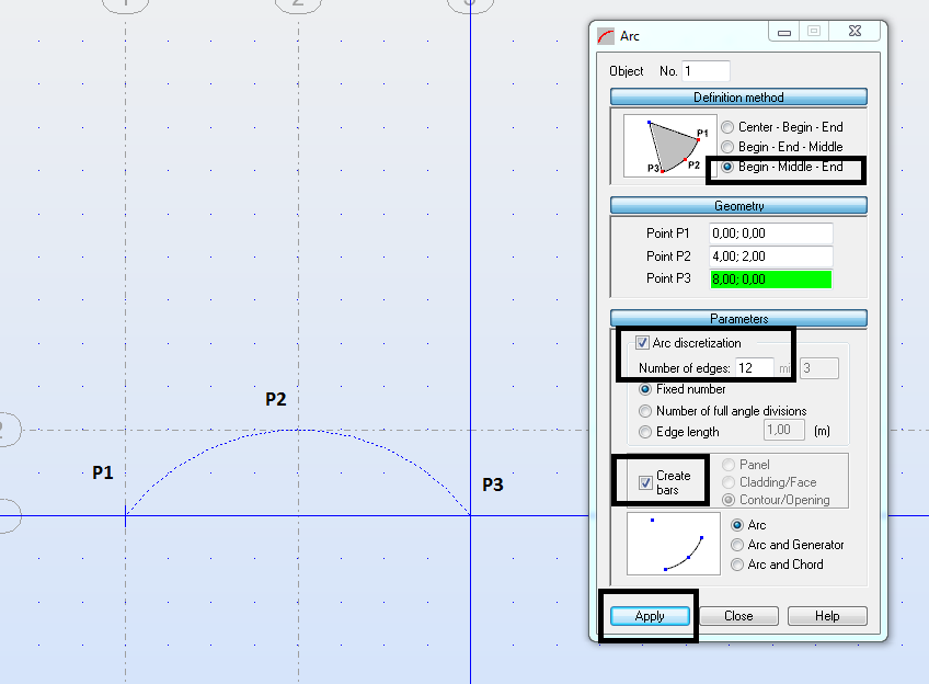 how to create an axis arch in robot - Autodesk Community