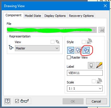 Drawing View Appearance Options - Autodesk Community