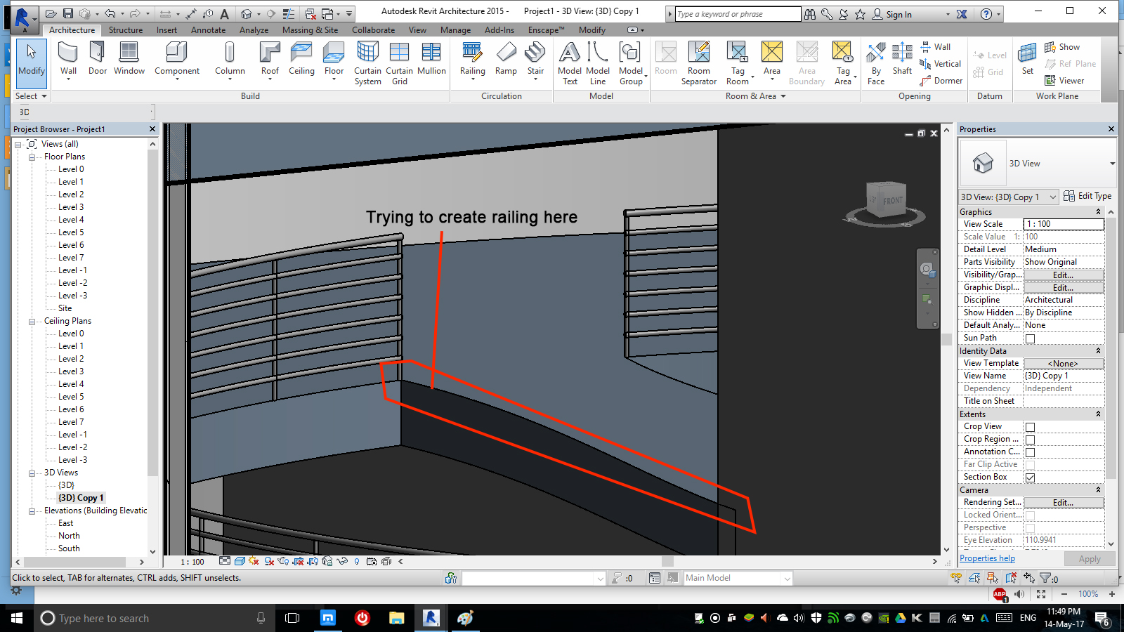 Cannot create a railing using a complex (spline) line - Autodesk Community