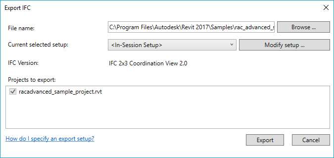 Solved: IFC export - Autodesk Community