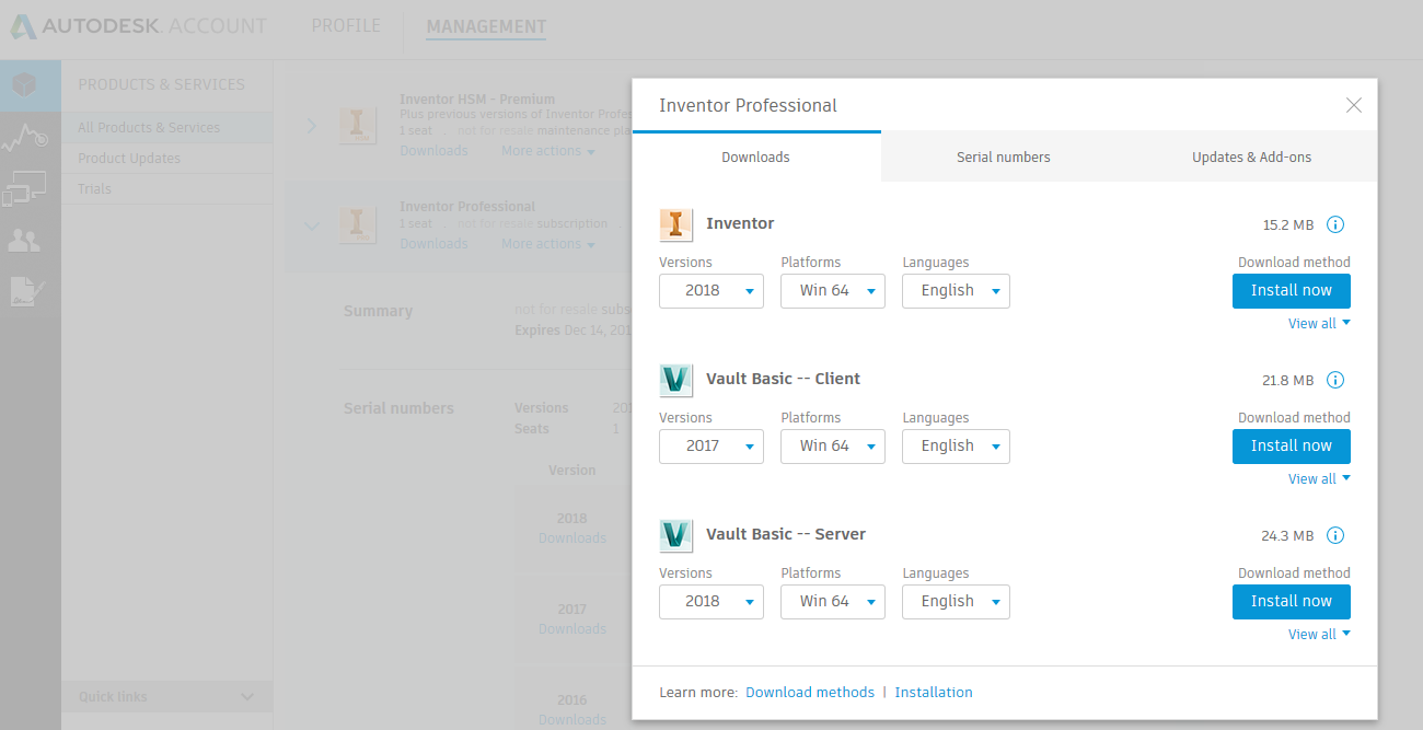 Solved: Inventor 2018 to vault basic 2017 - Autodesk Community