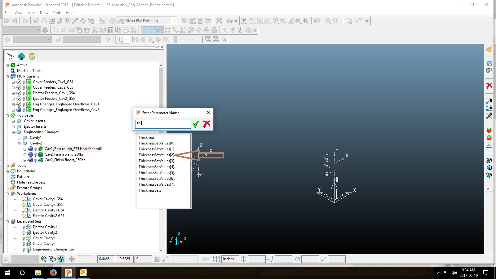 Thickness sets parameter - Autodesk Community