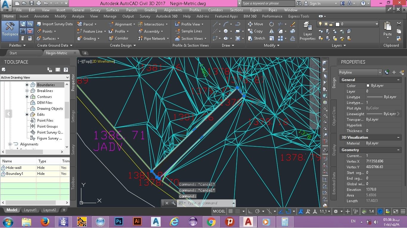 Solved Adding Wall To The Surface Autodesk Community