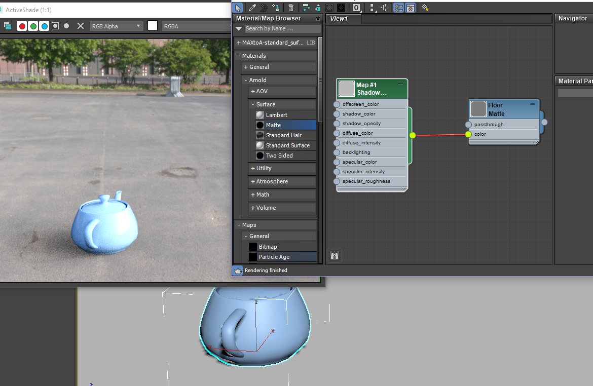 Solved: Matte/Shadow material and environment switcher - Arnold ...