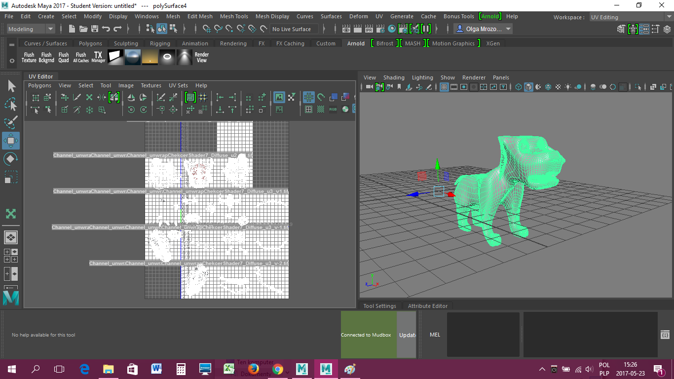 Solved: Arnold renderer can't see some of my uv shells - Autodesk Community