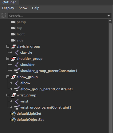 Solved: String of constrained objects reset to initial bind pose when base moved - Autodesk ...