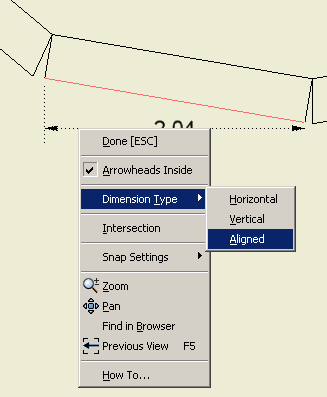 Solved: aligned dimensions - Autodesk Community