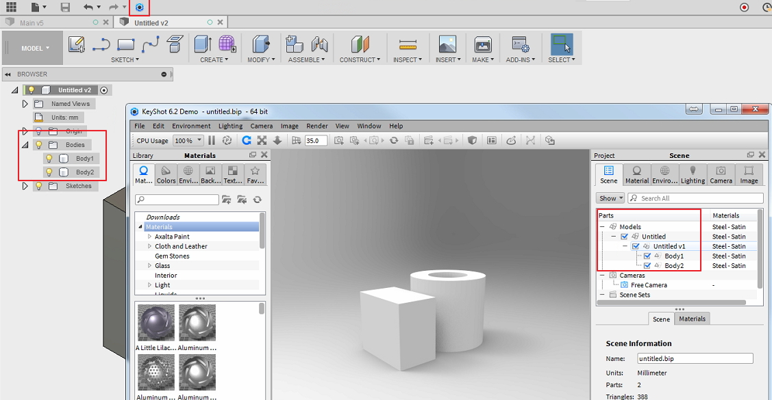 fusion 360 keyshot plugin - Autodesk Community