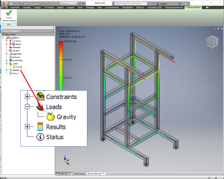 Solucionado: Simulación Estructuras Inventor - Autodesk Community