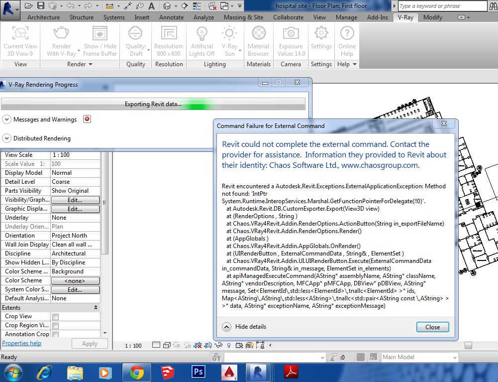 command failure for external command - Autodesk Community